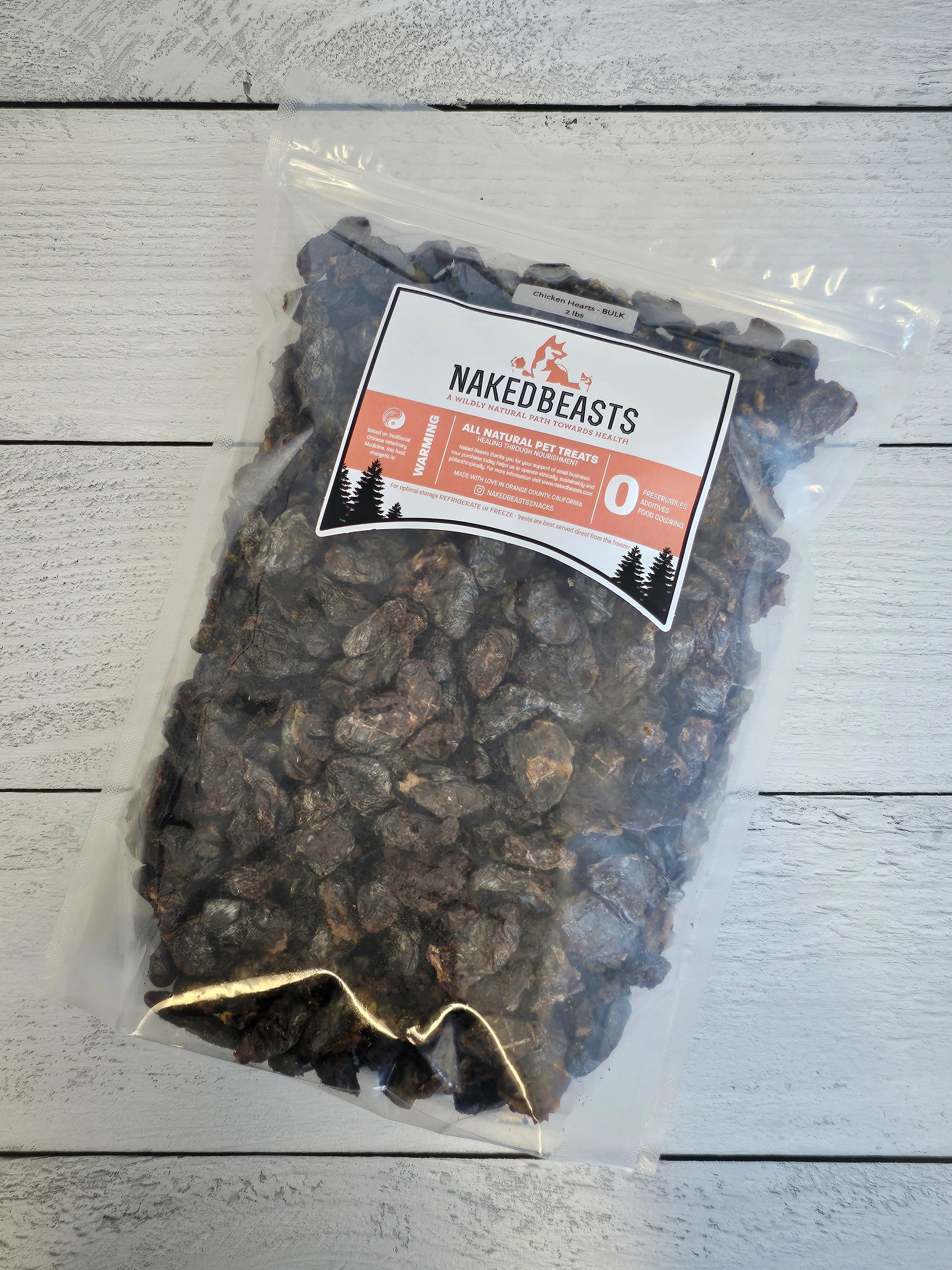 Chicken Hearts - Bulk – Naked Beasts