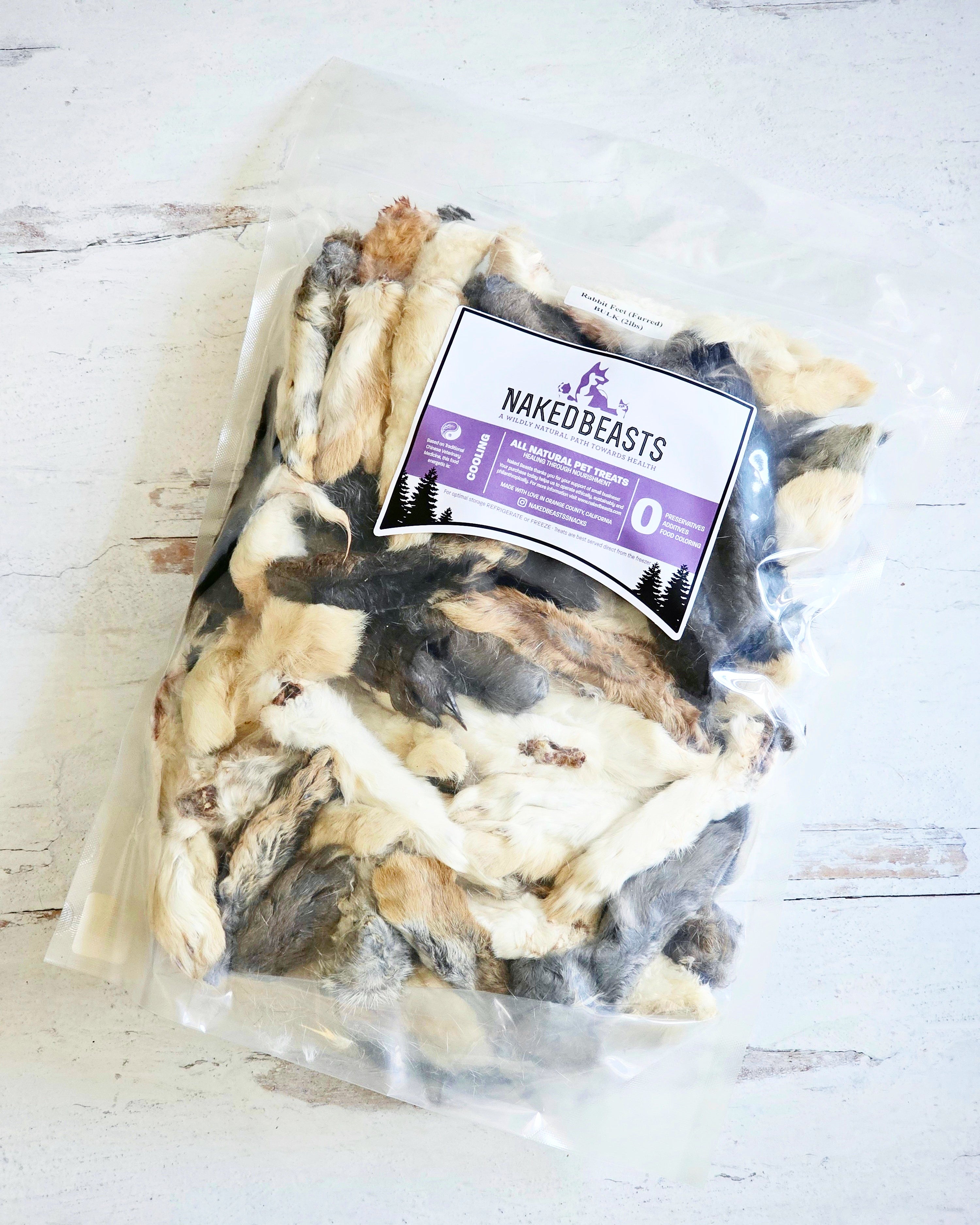 Rabbit Feet - Bulk Bag – Naked Beasts