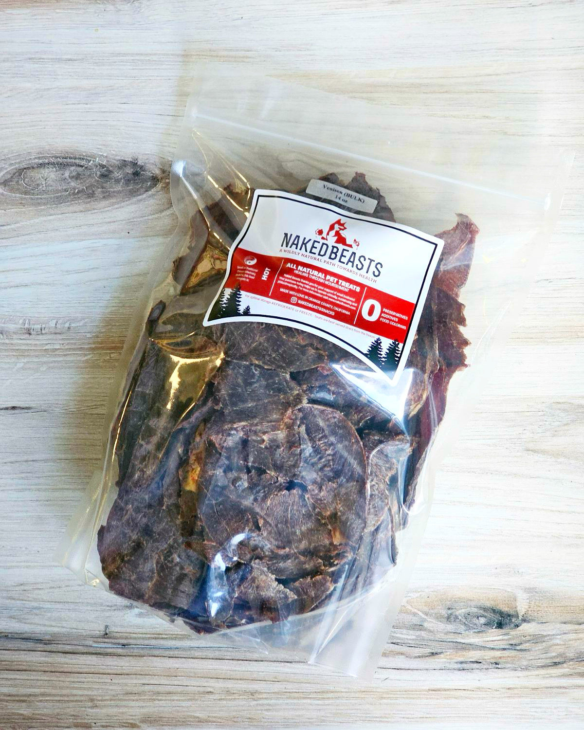 Venison Strips (GFF & Free Range) - Bulk Bag – Naked Beasts